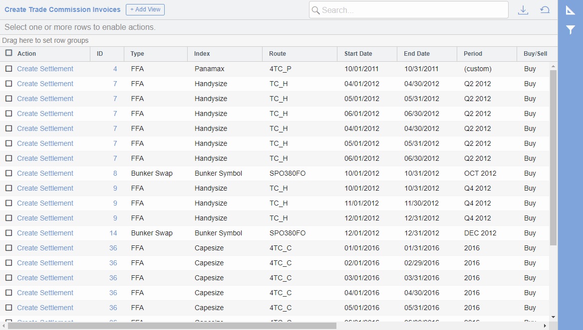 IMOS - Create Trade Commission Invoices